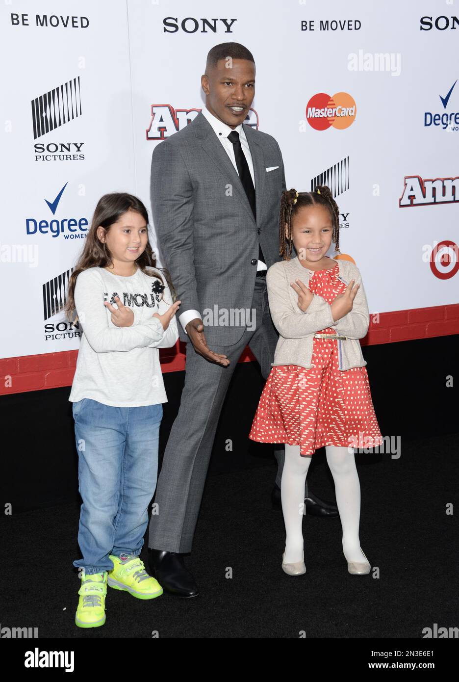 Actor Jamie Foxx and his daughter, right, Anelise Bishop attend the ...