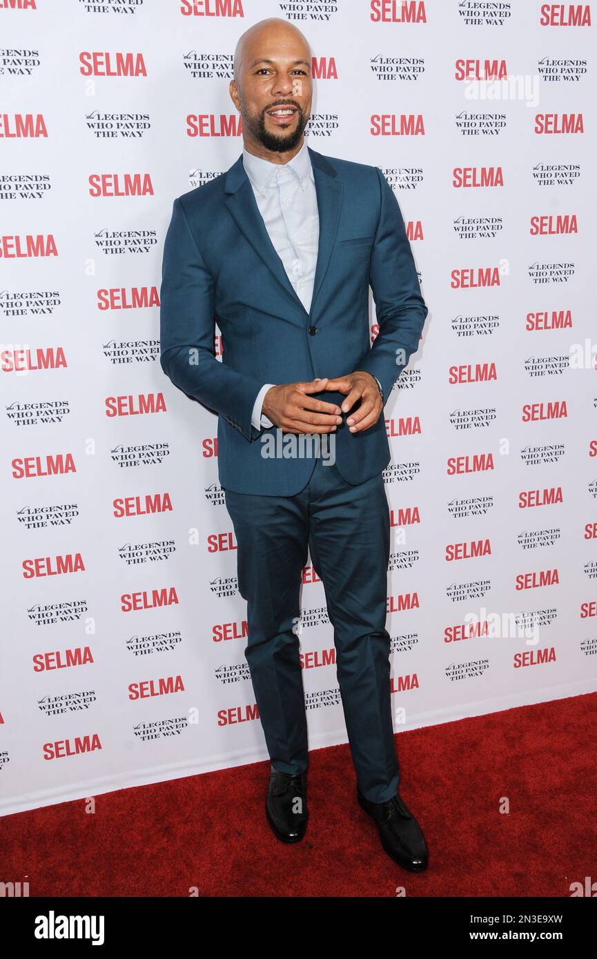 Common arrives at Selma And The Legends That Paved The Way Gala on ...