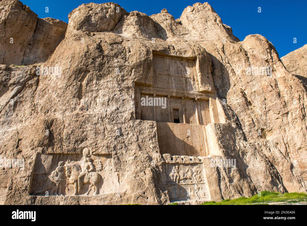 Magnificent Achaemenid Tombs of Darius the Great at the Naqsh-e Rostam ...