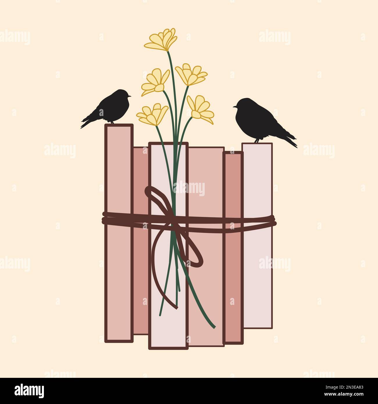 Books about birds Stock Vector Images - Alamy