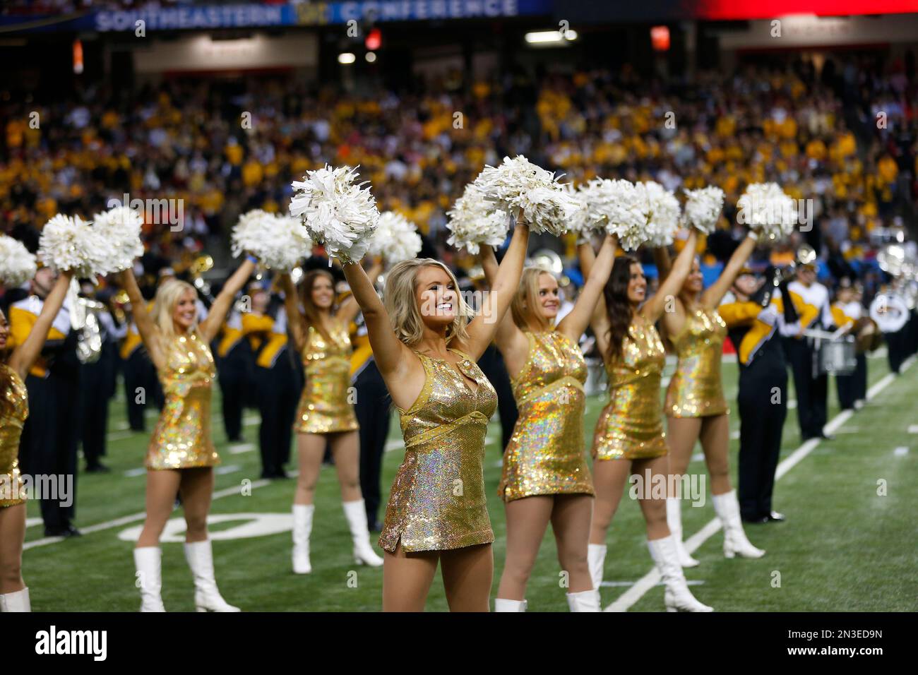 The Missouri band plays before the first half of the Southeastern ...