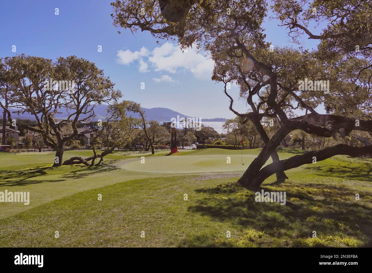 Pebble Beach, CA, USA. , . The Hay par three course, designed by Tiger ...
