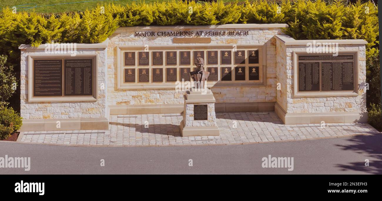 Pebble Beach, CA, USA. , . The Champions 'Wall of Fame' Pebble Beach ...