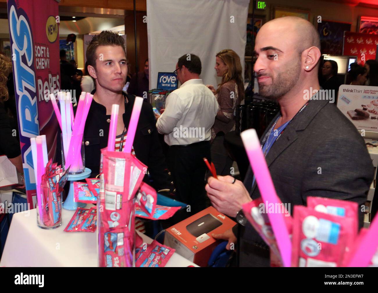 On-Air personalities Nathan Fast, left, and Frankie V. are some of the ...
