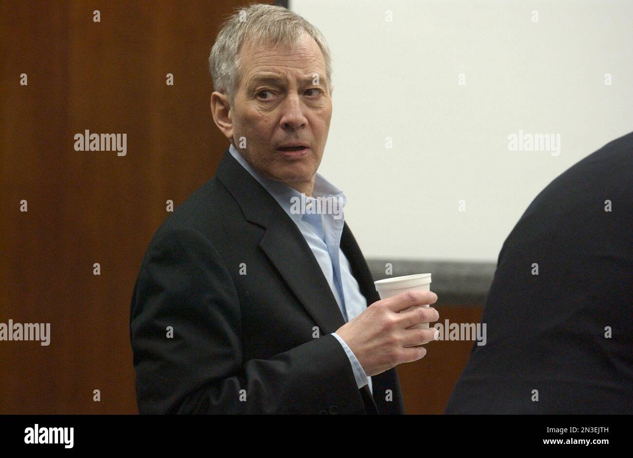 Defendant Robert Durst during his trial Wednesday, Oct. 15, 2003, in ...