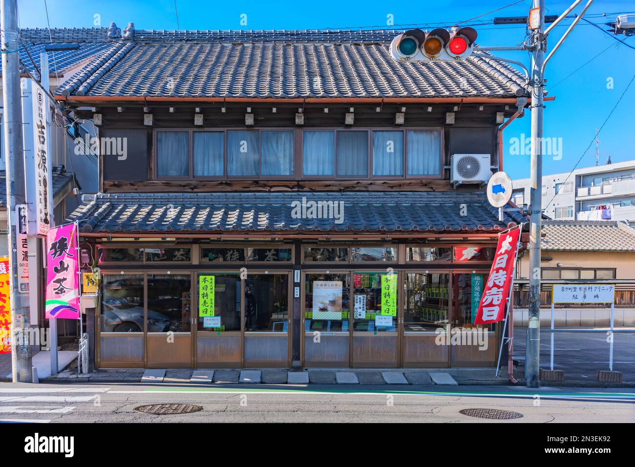 tokyo, japan - december 31 2022: Traditional Showa era Japanese wooden ...