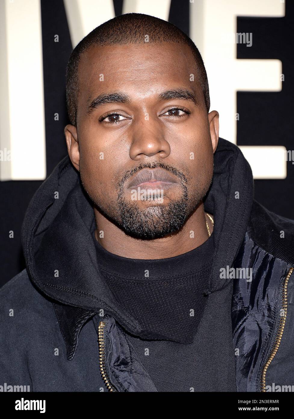 Co-producer Kanye West attends the premiere of "Top Five" at the ...