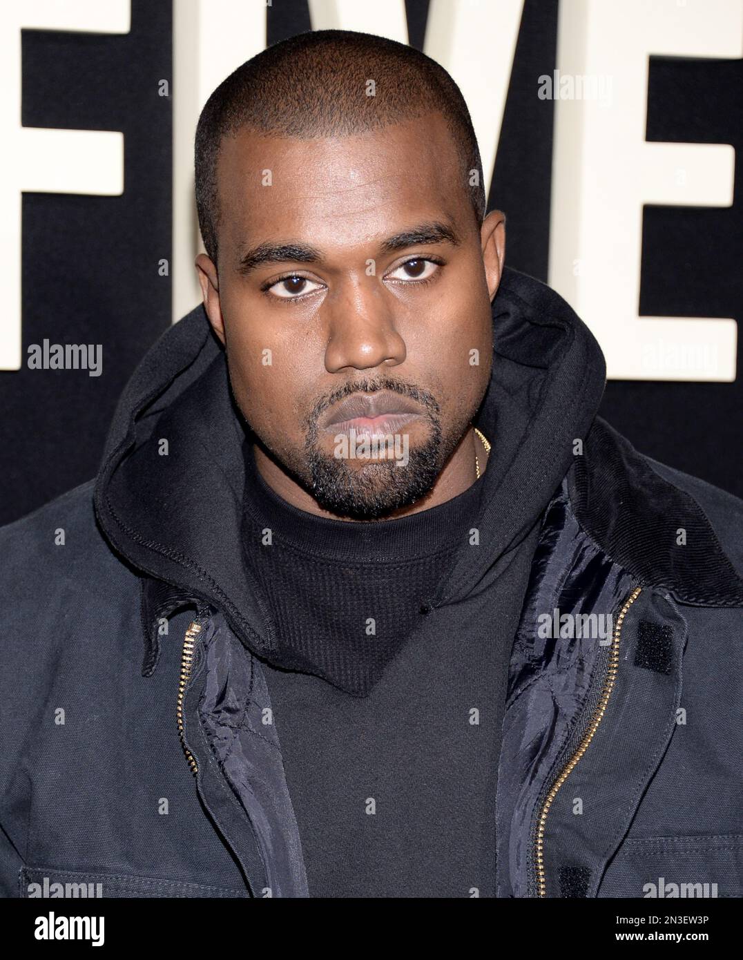 Co-producer Kanye West attends the premiere of "Top Five" at the ...