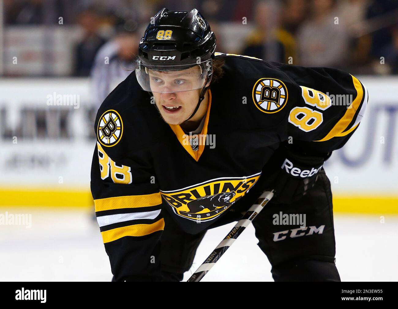 Boston Bruins' David Pastrnak during the Boston Bruins 2-1 overtime win ...