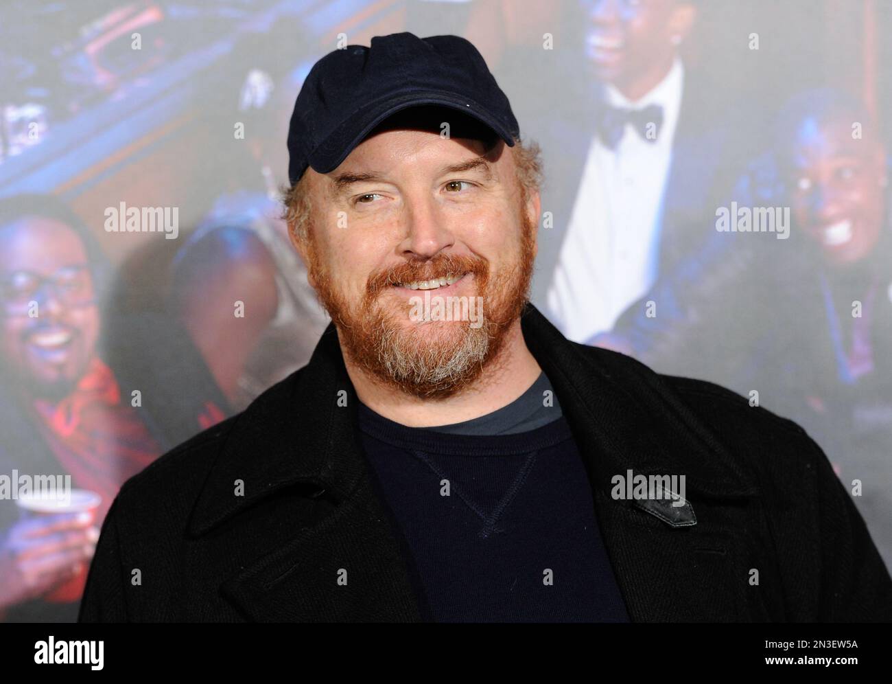 Comedian Louis C.K. attends the premiere of "Top Five" at the Ziegfeld ...