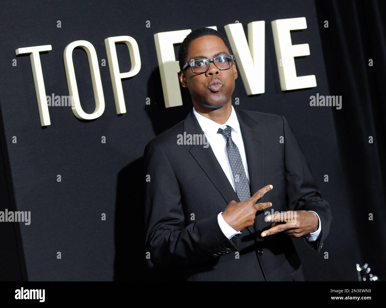 Actor/director Chris Rock attends the premiere of "Top Five" at the ...