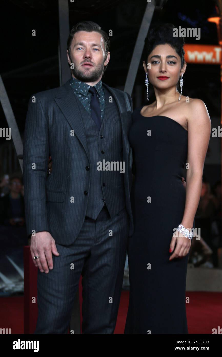 Actors Joel Edgerton and Golshifteh Farahani pose for photographers ...