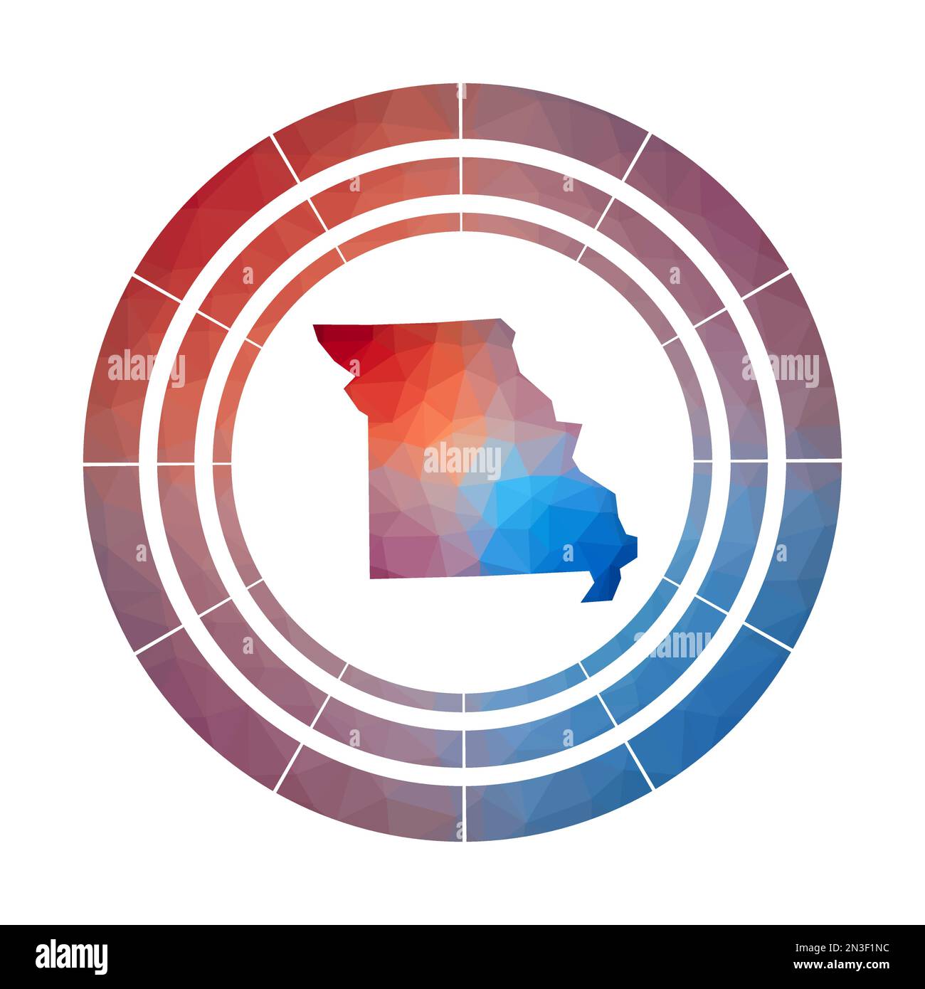 Polygon gradient background in Cut Out Stock Images & Pictures - Alamy
