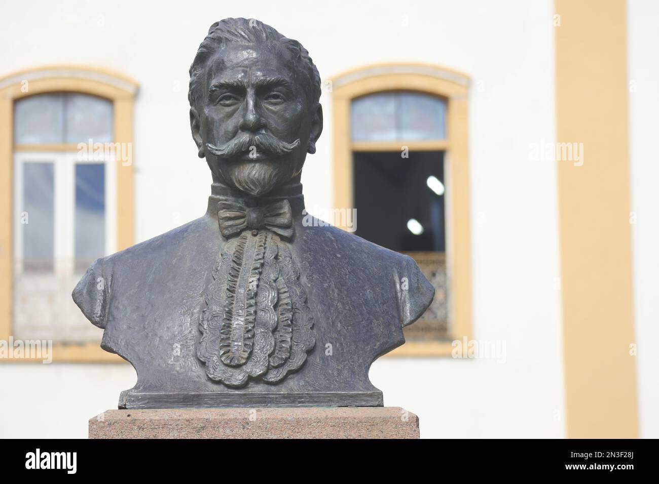 Sao Jose do Barreiro, Brazil, January, 15, 2023. Miguel Pereira statue ...