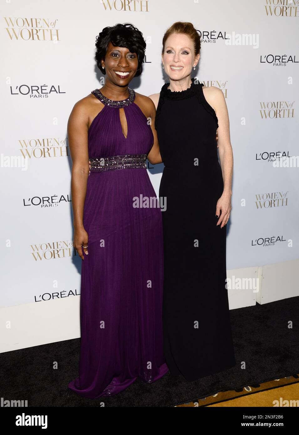 Rachel Jackson-Bramwell and actress Julianne Moore attend the Ninth ...