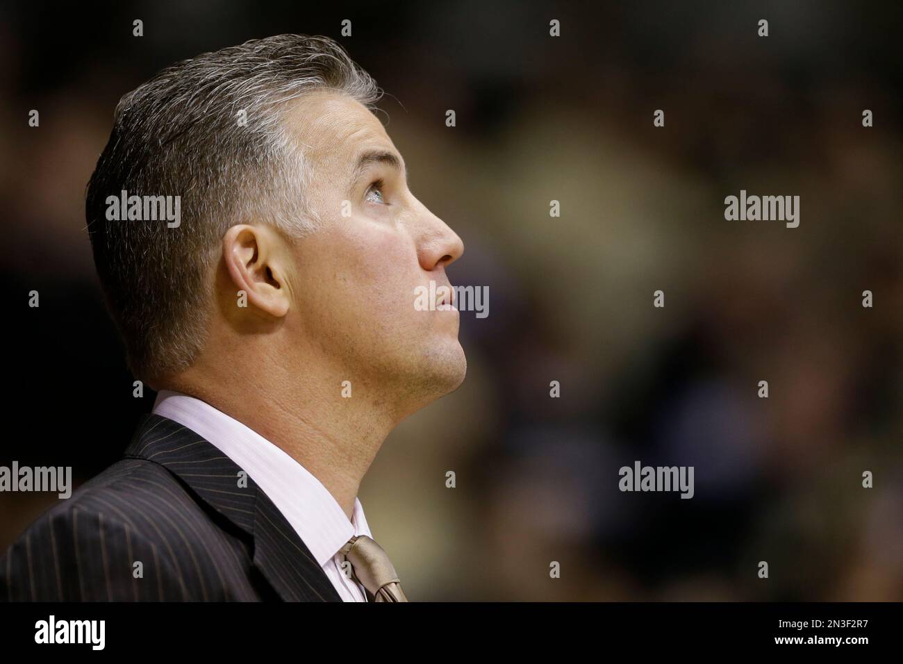 Purdue head coach Matt Painter before of an NCAA college basketball ...