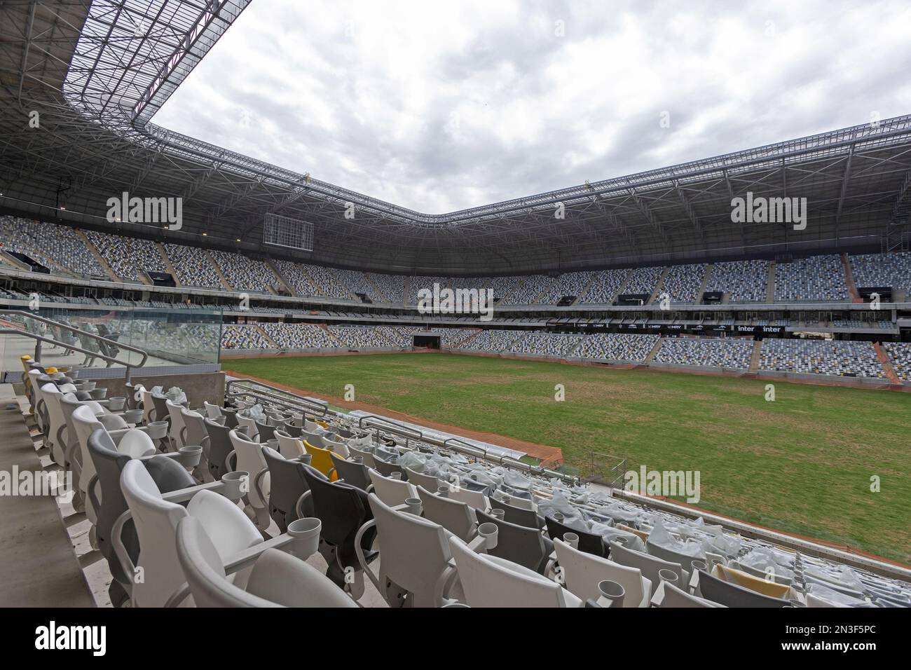 Belo Horizonte, Brazil, 07th Feb, 2023. View of the MRV Arena, the new ...