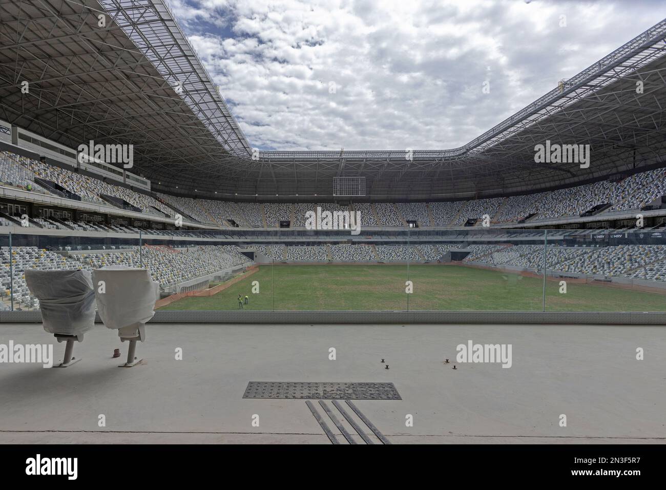 Belo Horizonte, Brazil, 07th Feb, 2023. View of the MRV Arena, the new ...