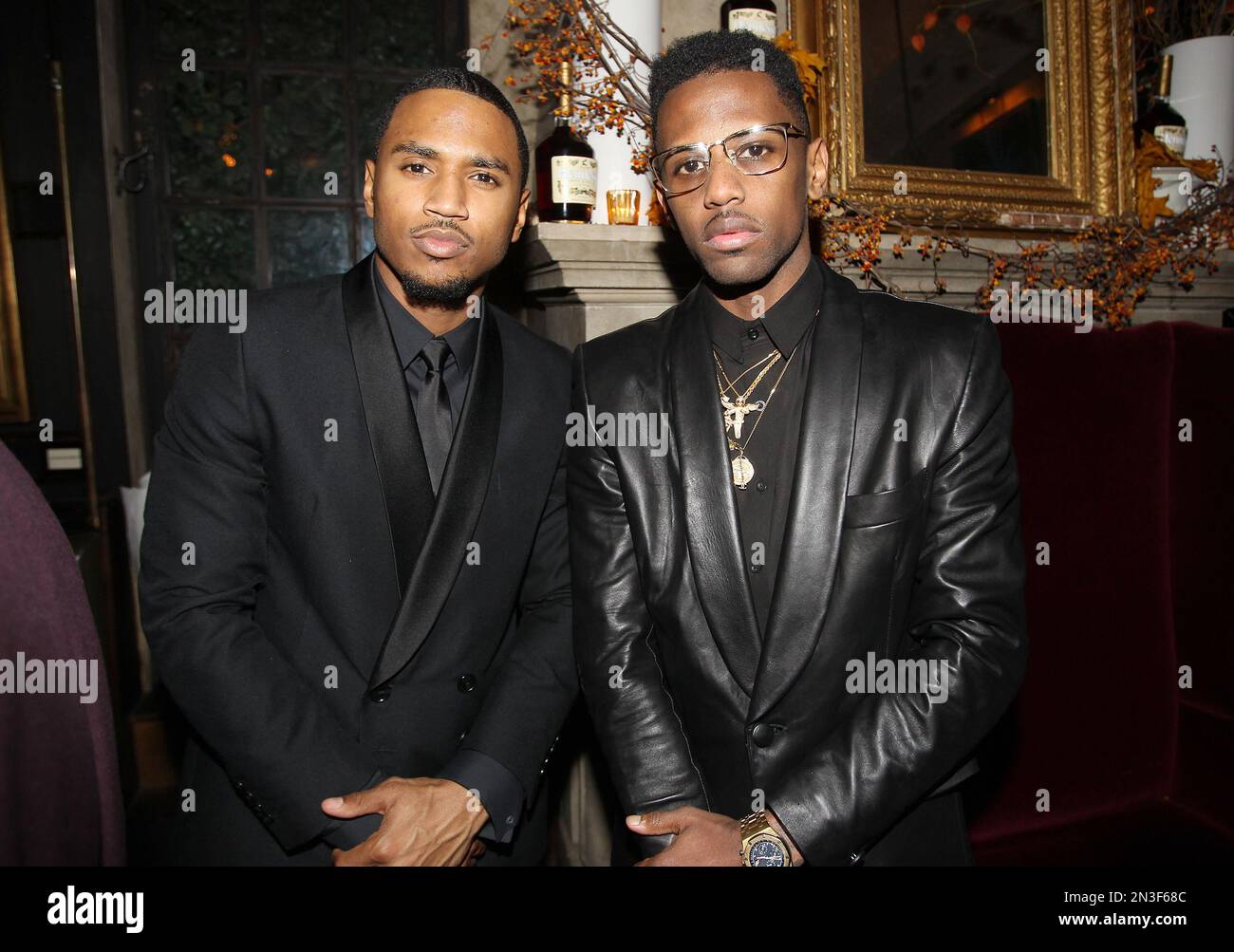Singer Trey Songz and rapper Fabulous attend the Trey Songz's 30th ...