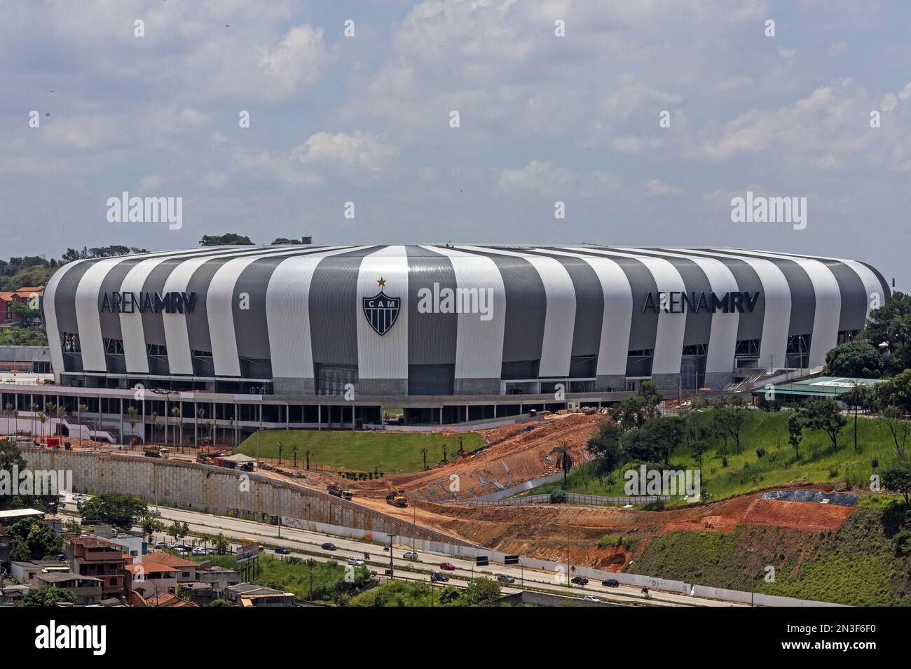 Belo Horizonte, Brazil, 07th Feb, 2023. View of the MRV Arena, the new ...
