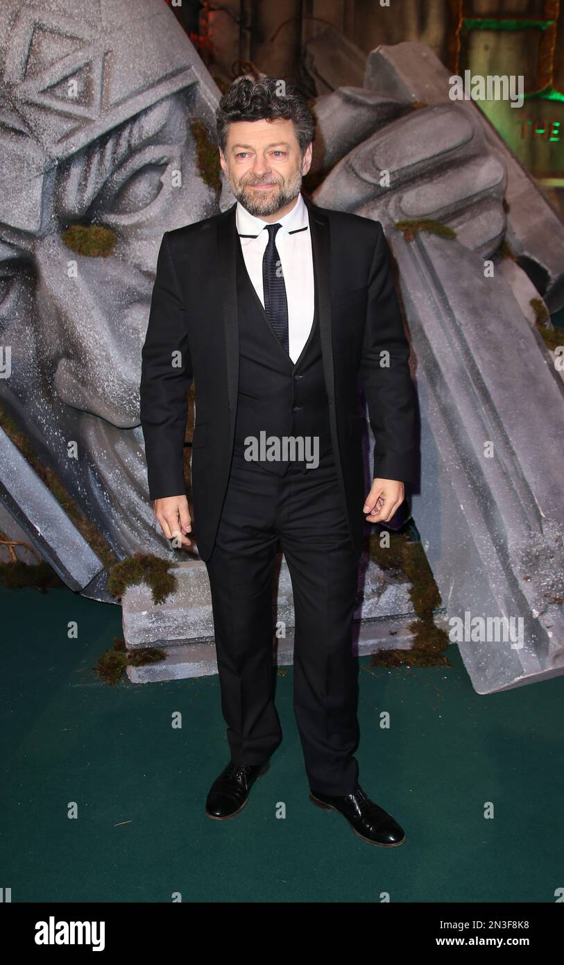 Actor Andy Serkis poses for photographers upon arrival at the World ...