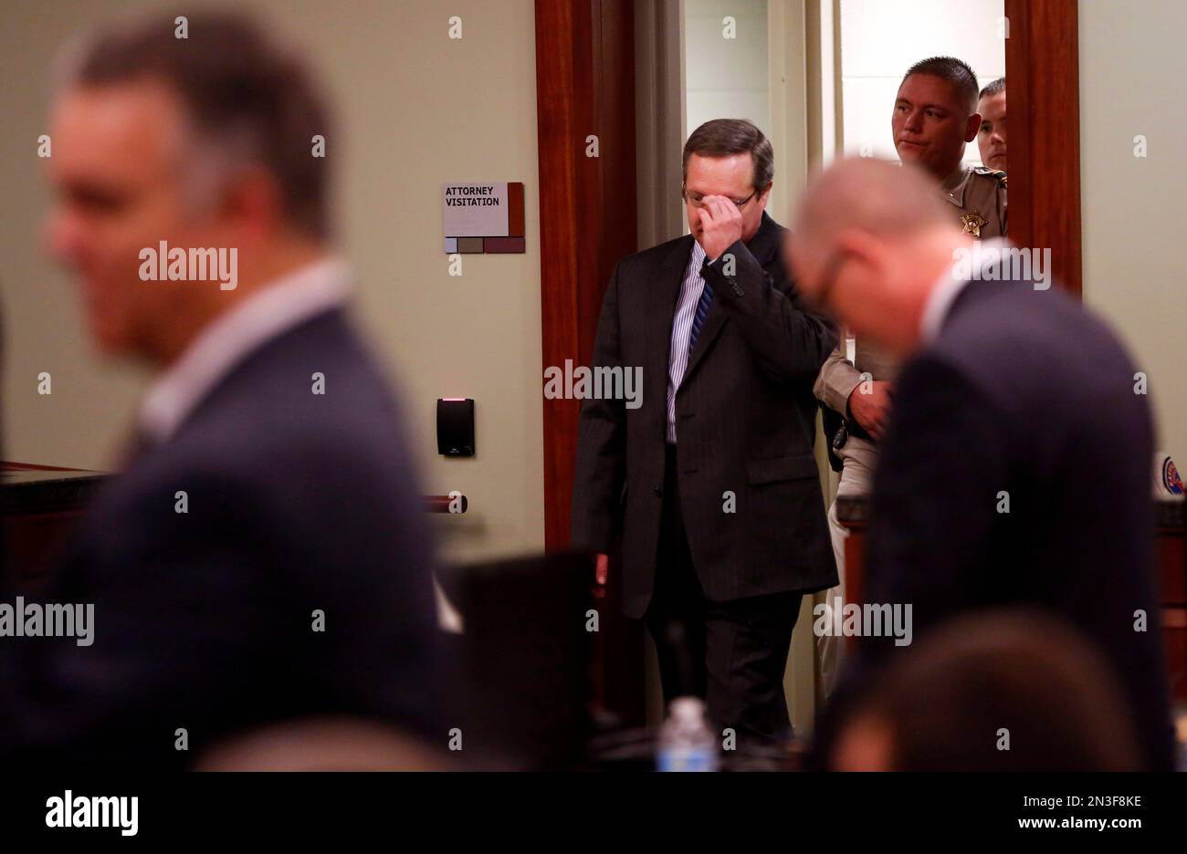 Eric Williams enters the courtroom during his capital murder trial at ...