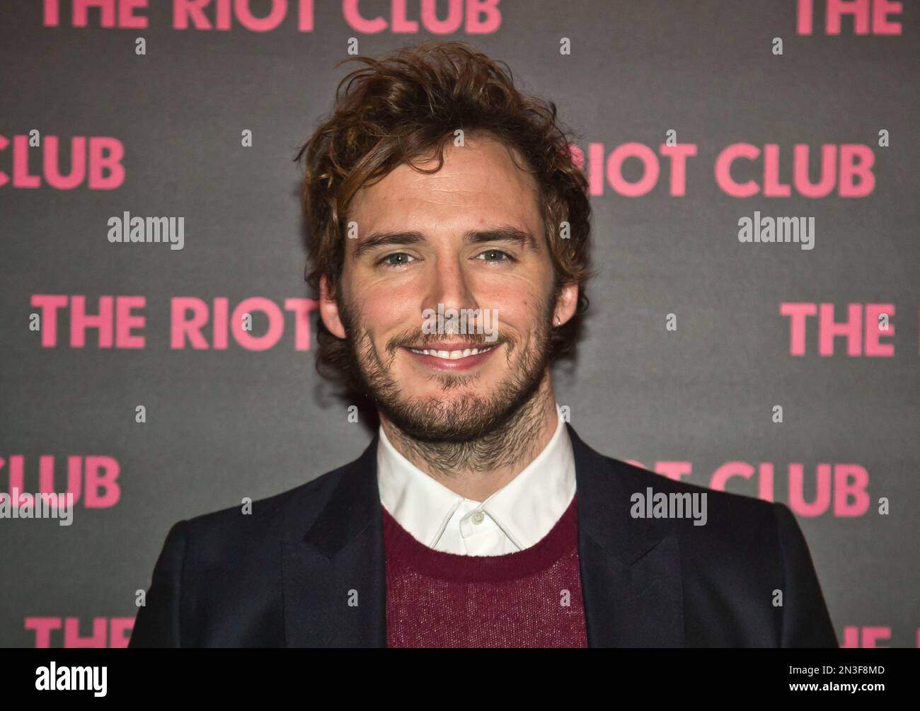 British actor Sam Claflin, poses during a photocall for'The Riot Club ...