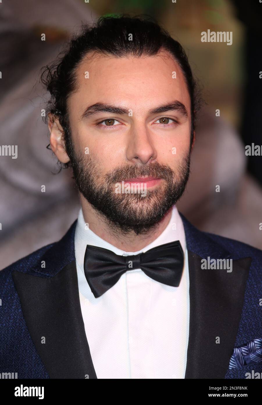 Aiden Turner poses for photographers upon arrival at the World premiere ...