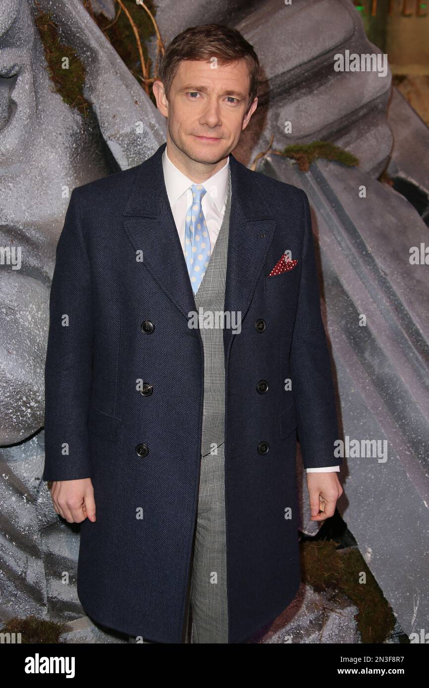 Actor Martin Freeman poses for photographers upon arrival at the World ...