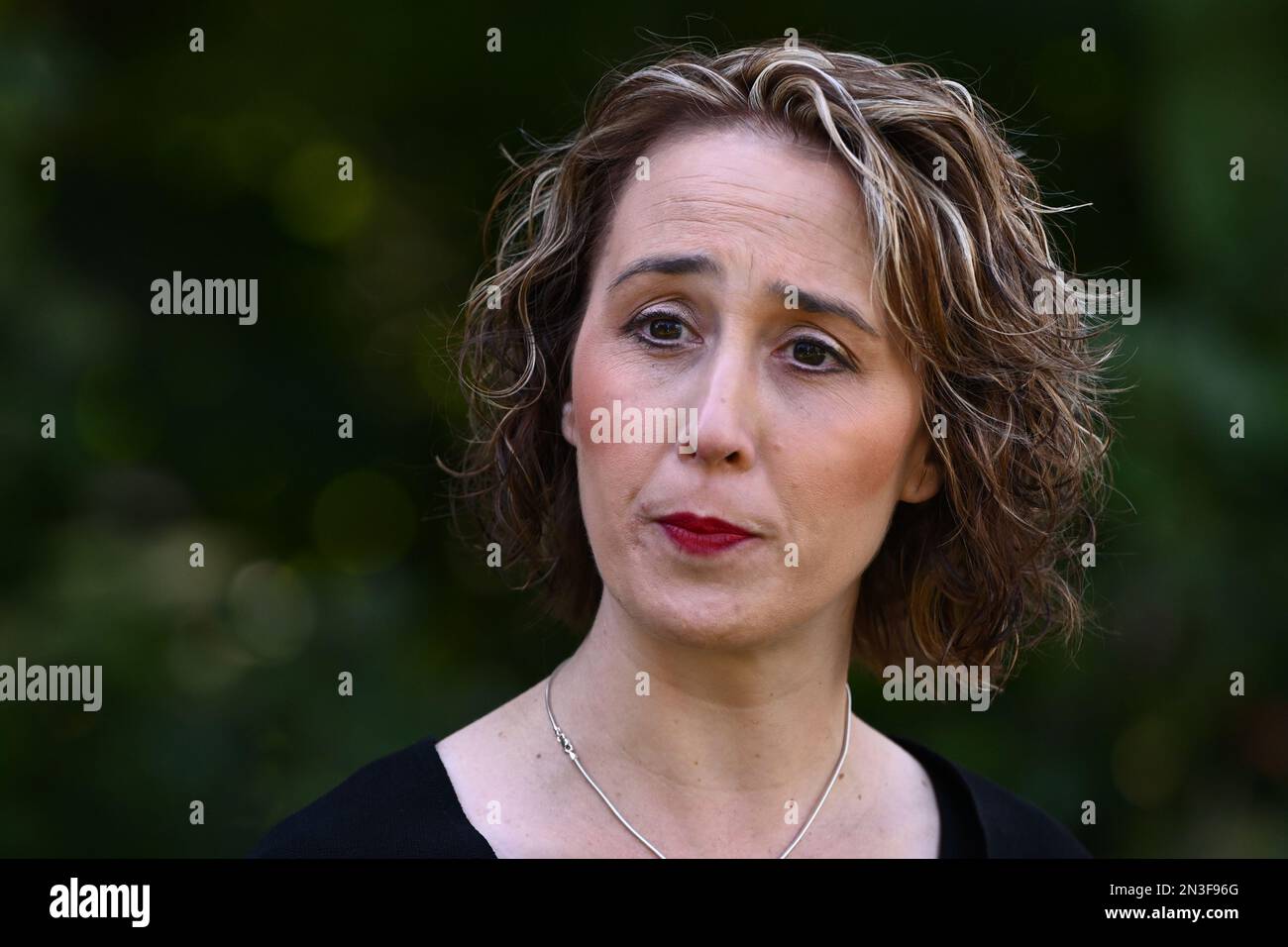 Victorian Minister for Mental Health Gabrielle Williams speaks to media ...
