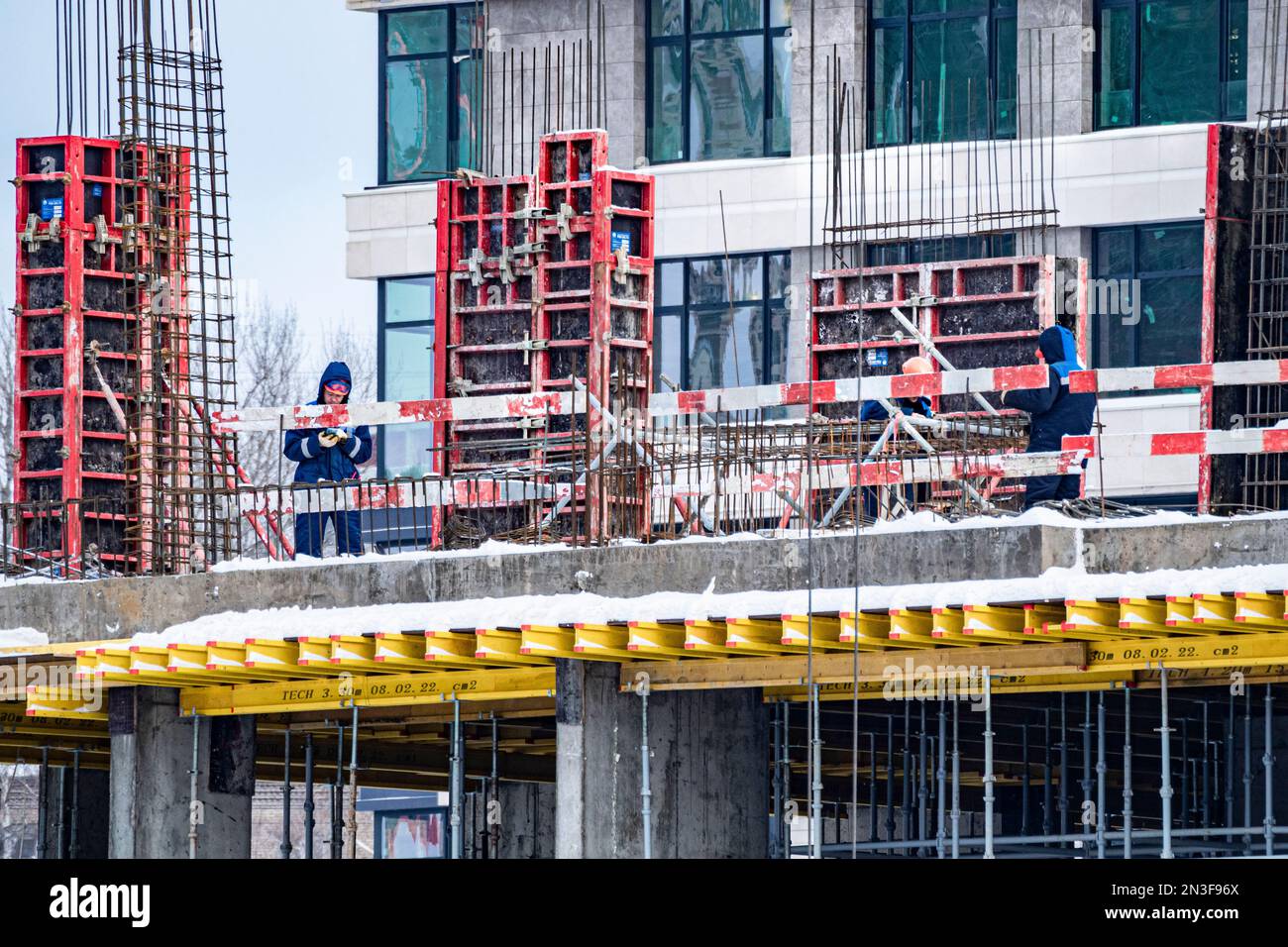 Russia, Moscow. Construction of new buildings Stock Photo - Alamy