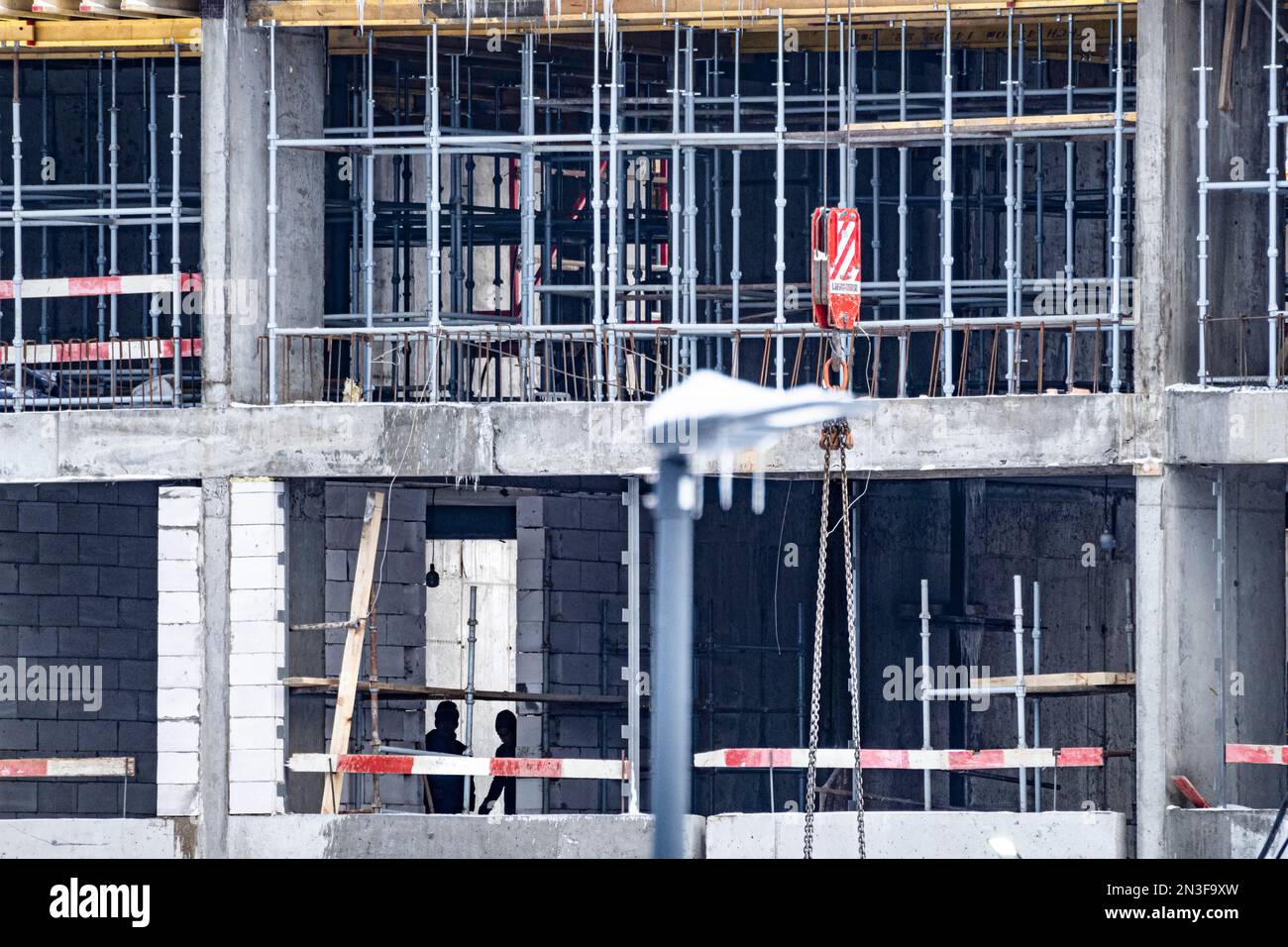Russia, Moscow. Construction of new buildings Stock Photo - Alamy