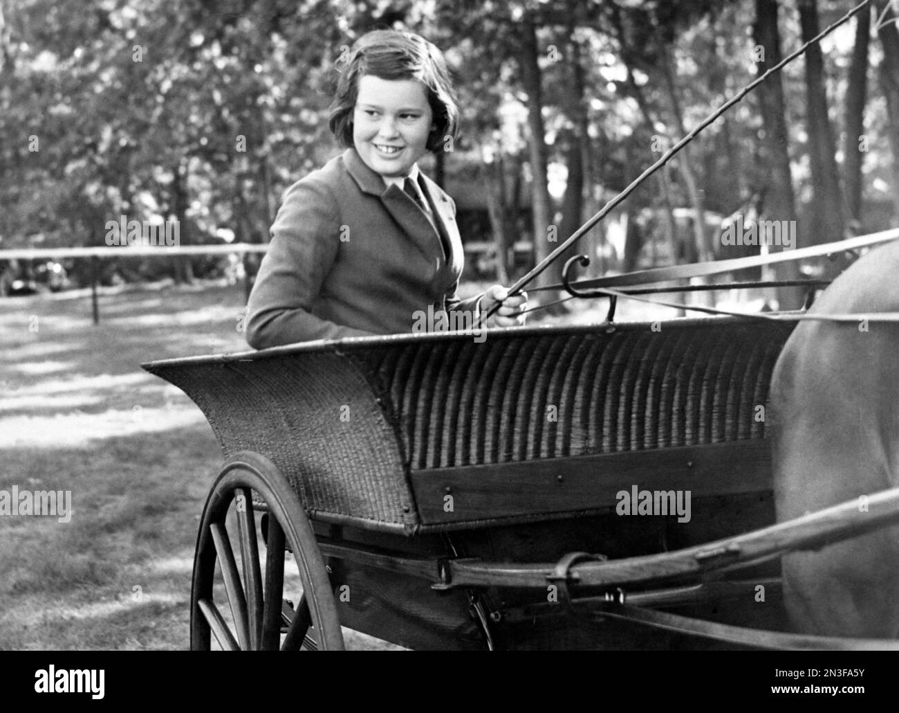Gloria Vanderbilt, twelve year old heiress to the fortune of her late ...
