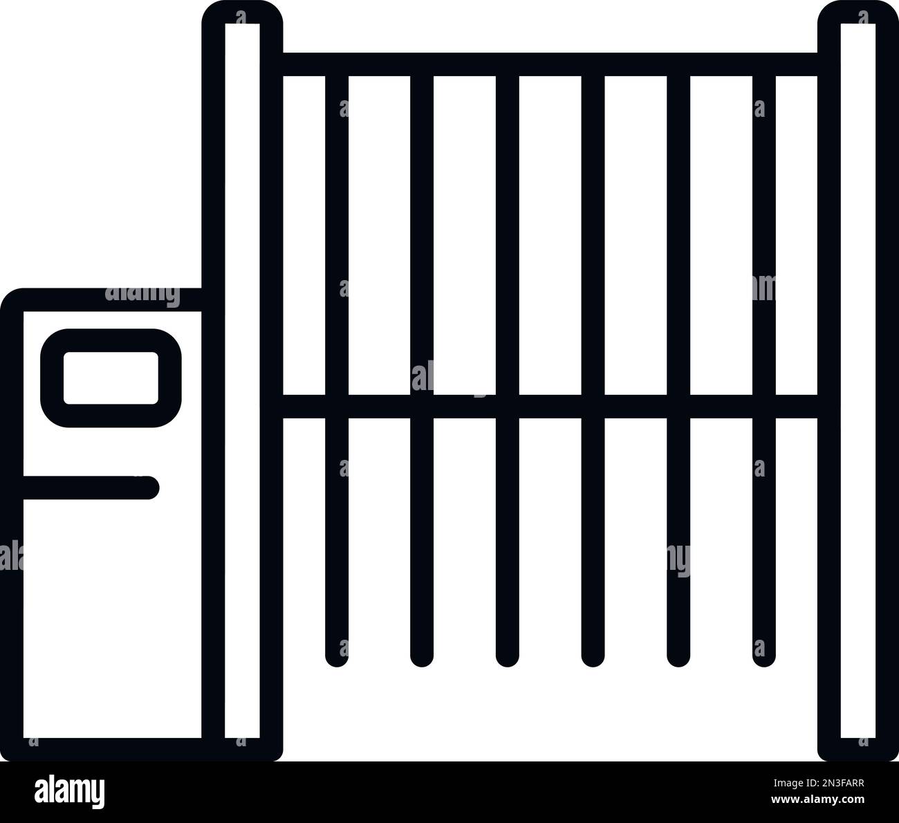 Fabric thread icon outline vector. Factory cotton. Roll fashion Stock ...