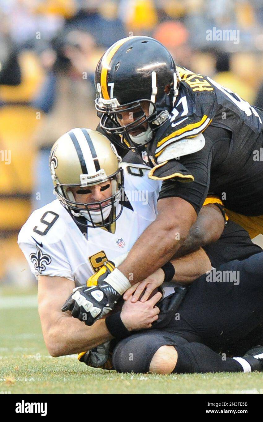 Pittsburgh Steelers defensive end Cameron Heyward (97) sacks New ...