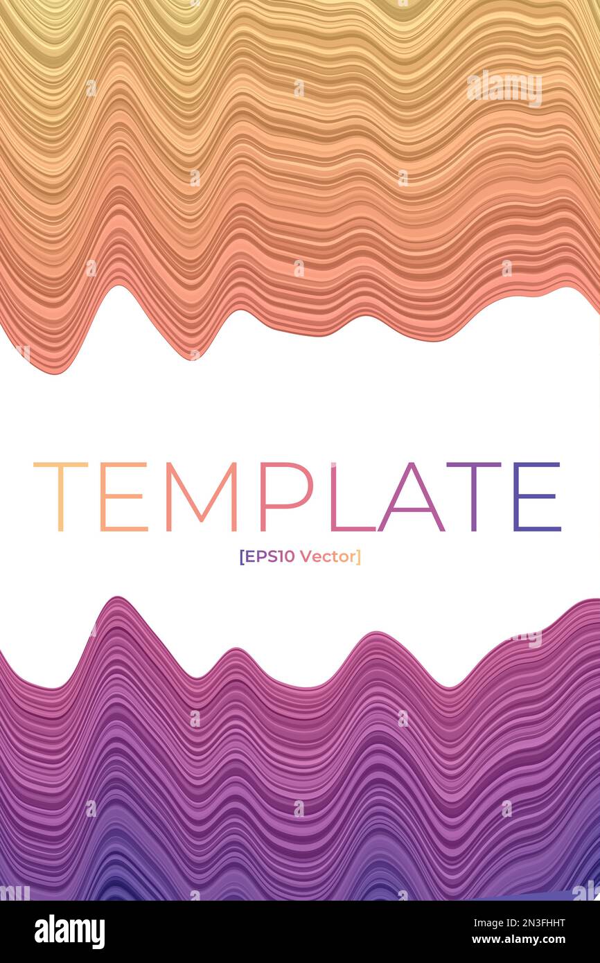 Cover page template. Can be used as banner, flyer, poster, business ...