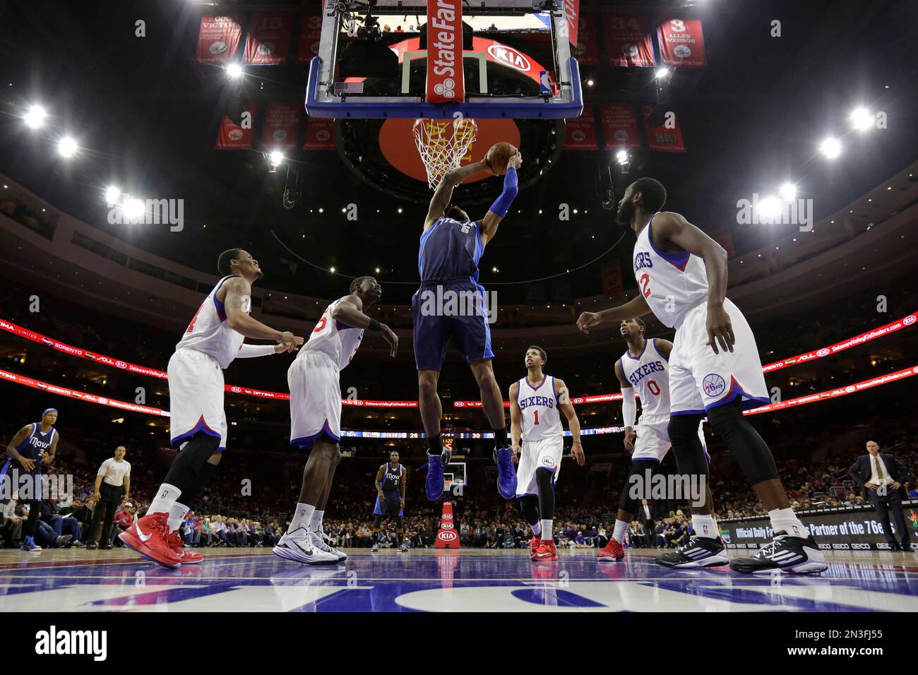 Dallas Mavericks' Tyson Chandler in action during an NBA basketball ...