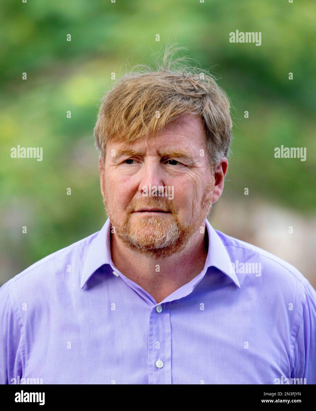 King Willem-Alexander of The Netherlands at Emilio Wilson Park in ...