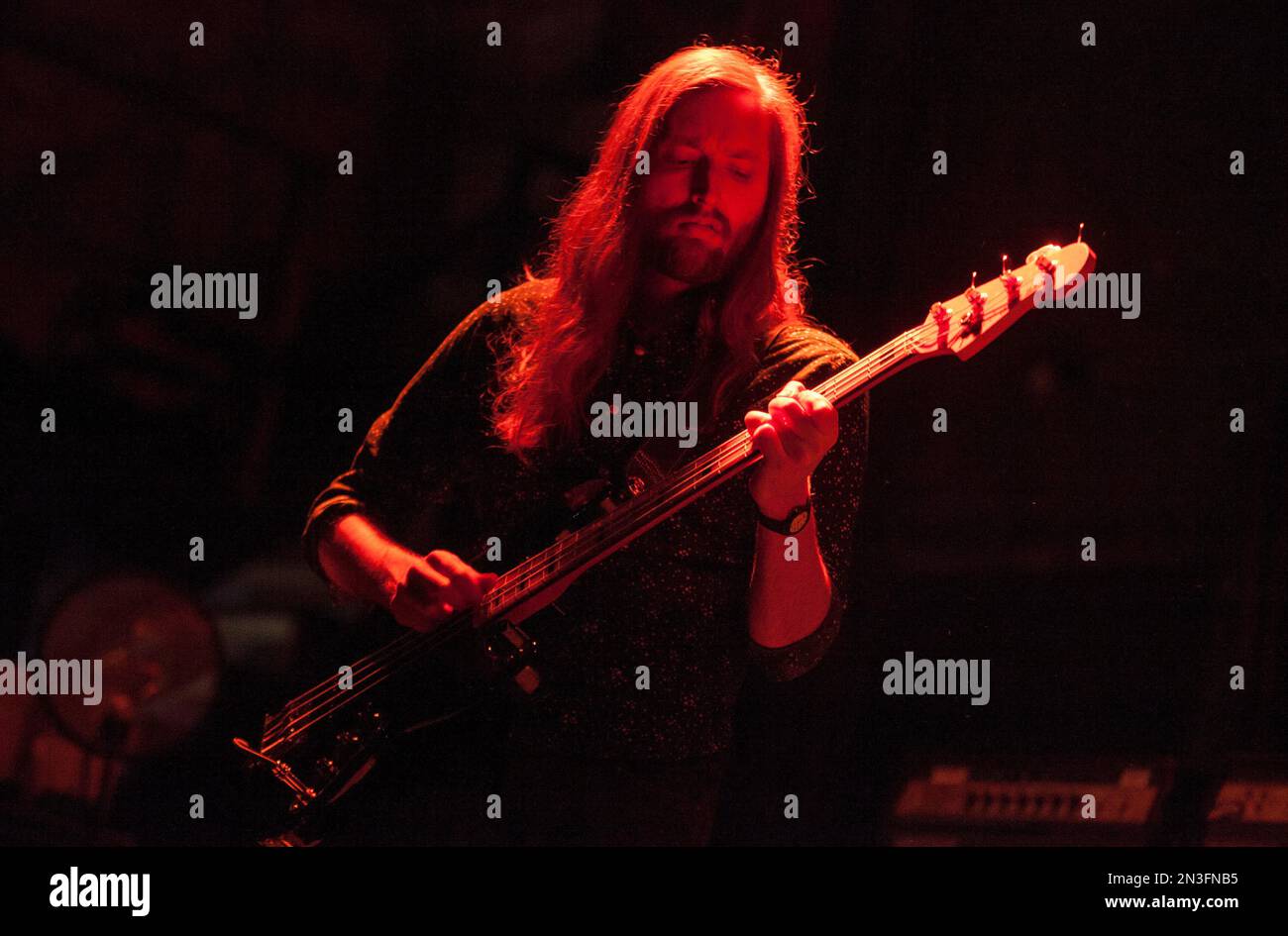 Mark Stoermer of The Killers performs as part of the special new line ...