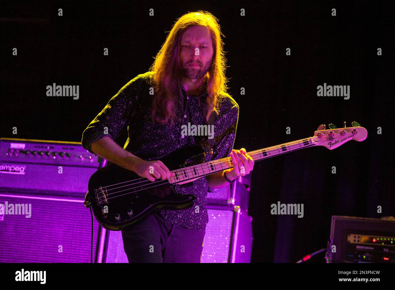 Mark Stoermer of The Killers performs as part of the special new line ...
