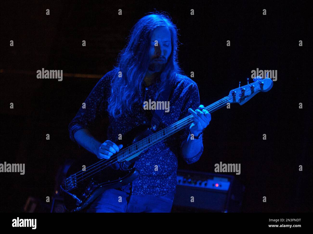 Mark Stoermer of The Killers performs as part of the special new line ...