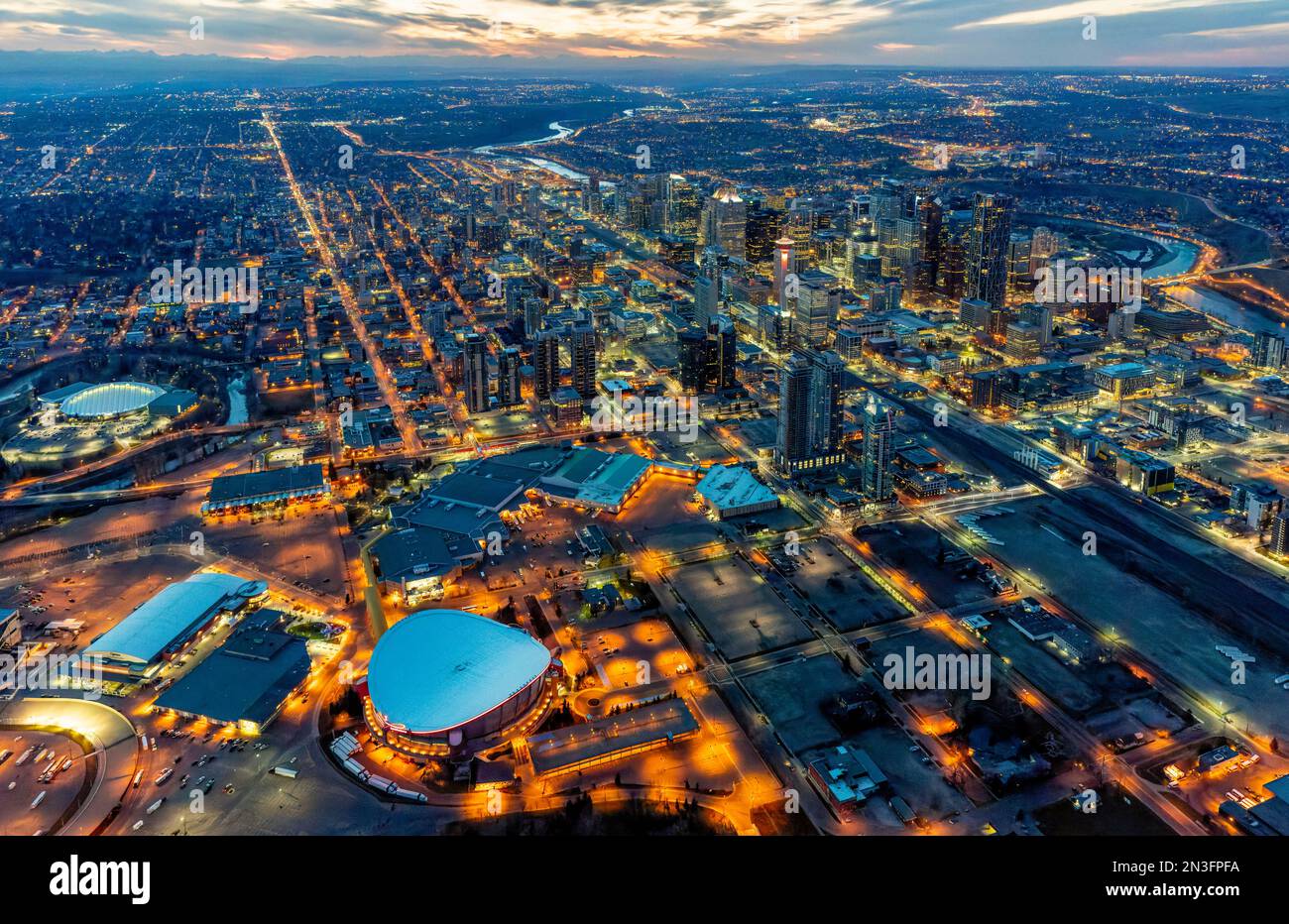 Calgary stampede aerial hi-res stock photography and images - Alamy