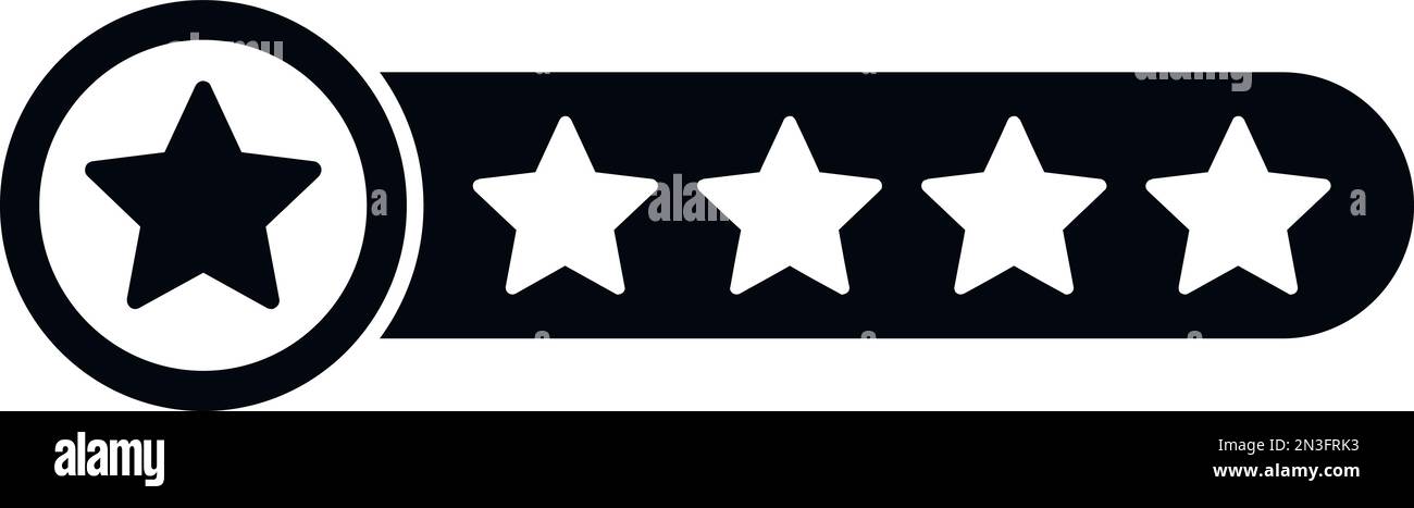 Star ranking icon simple vector. Medal award. Win victory Stock Vector ...