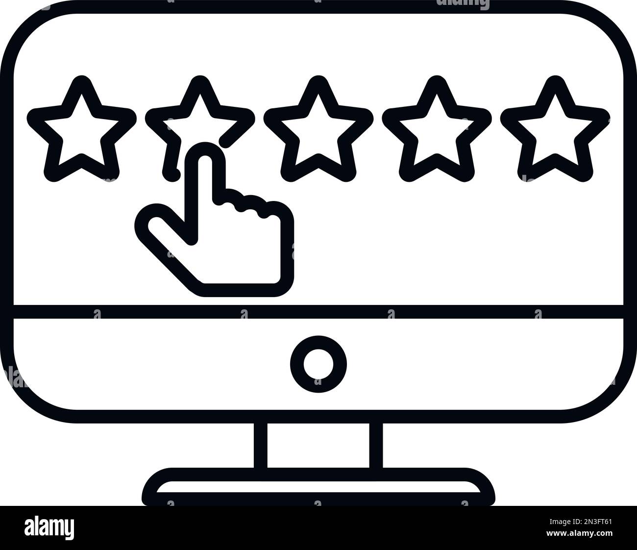 Write review icon outline vector. Medal award. Top quality Stock Vector ...