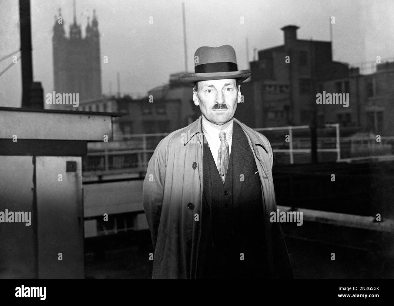 Major Clement Attlee, MP, the new leader of the Labour party ...