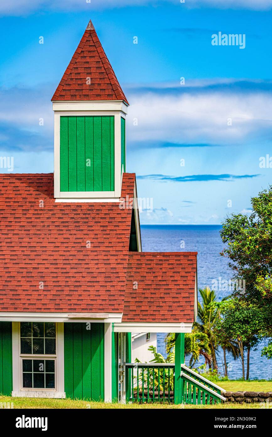 Seaside Church on the island of Maui, Hawaii, USA; Maui, Hawaii, United ...