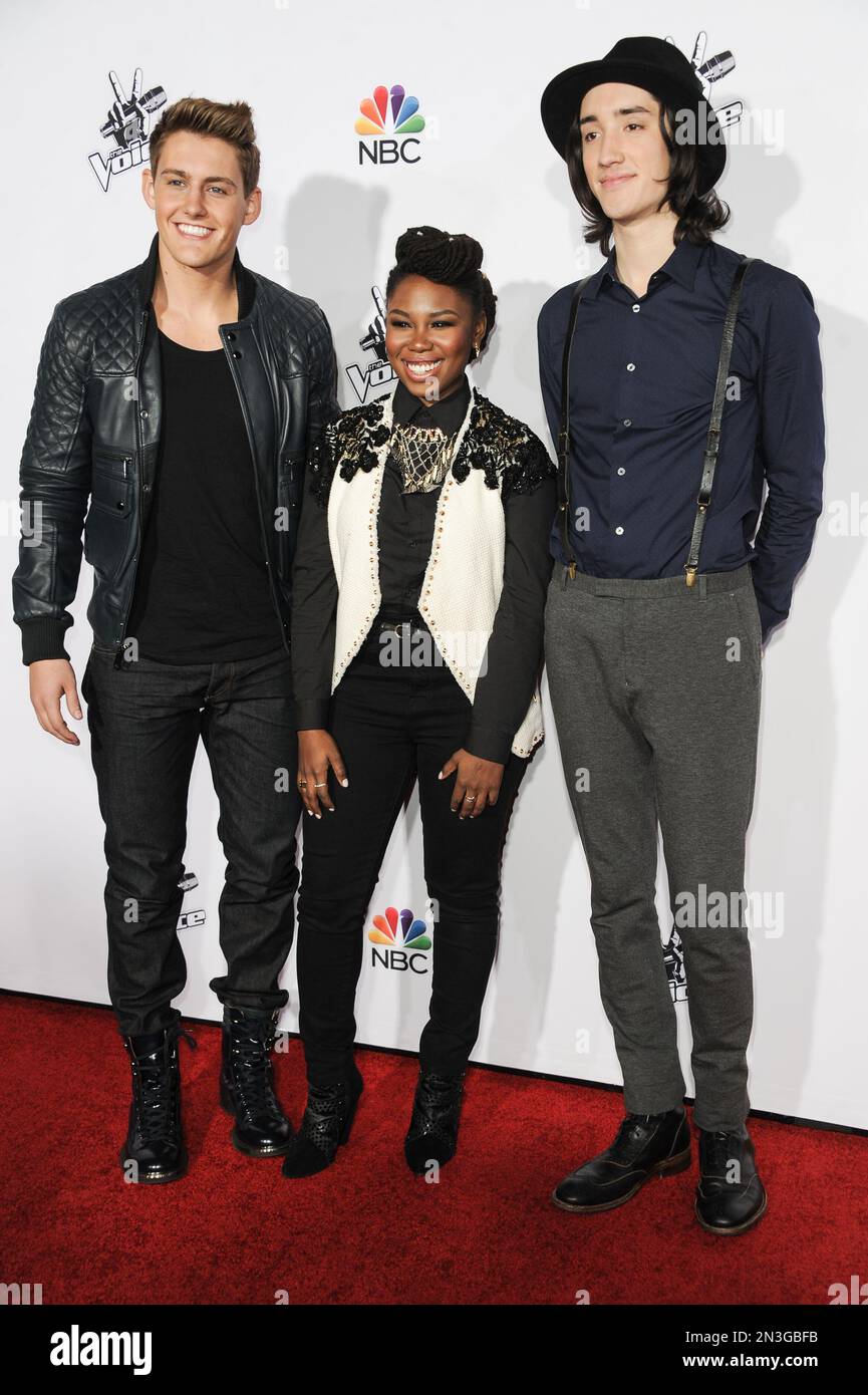 From left, Ryan Sill, Anita Antoinette and Taylor John Williams arrive ...