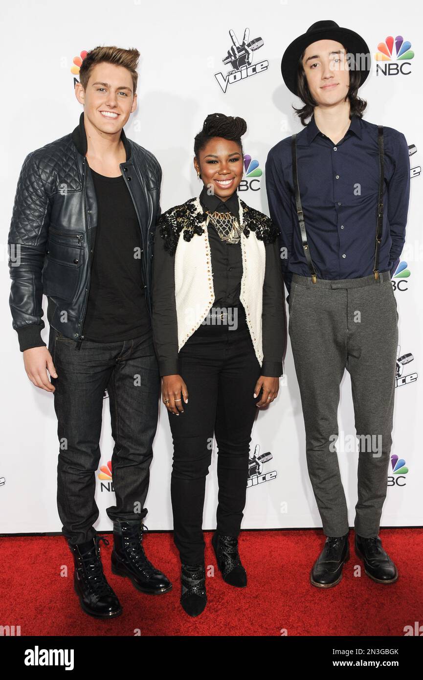 Ryan Sill, from left, Anita Antoinette and Taylor John Williams arrive ...