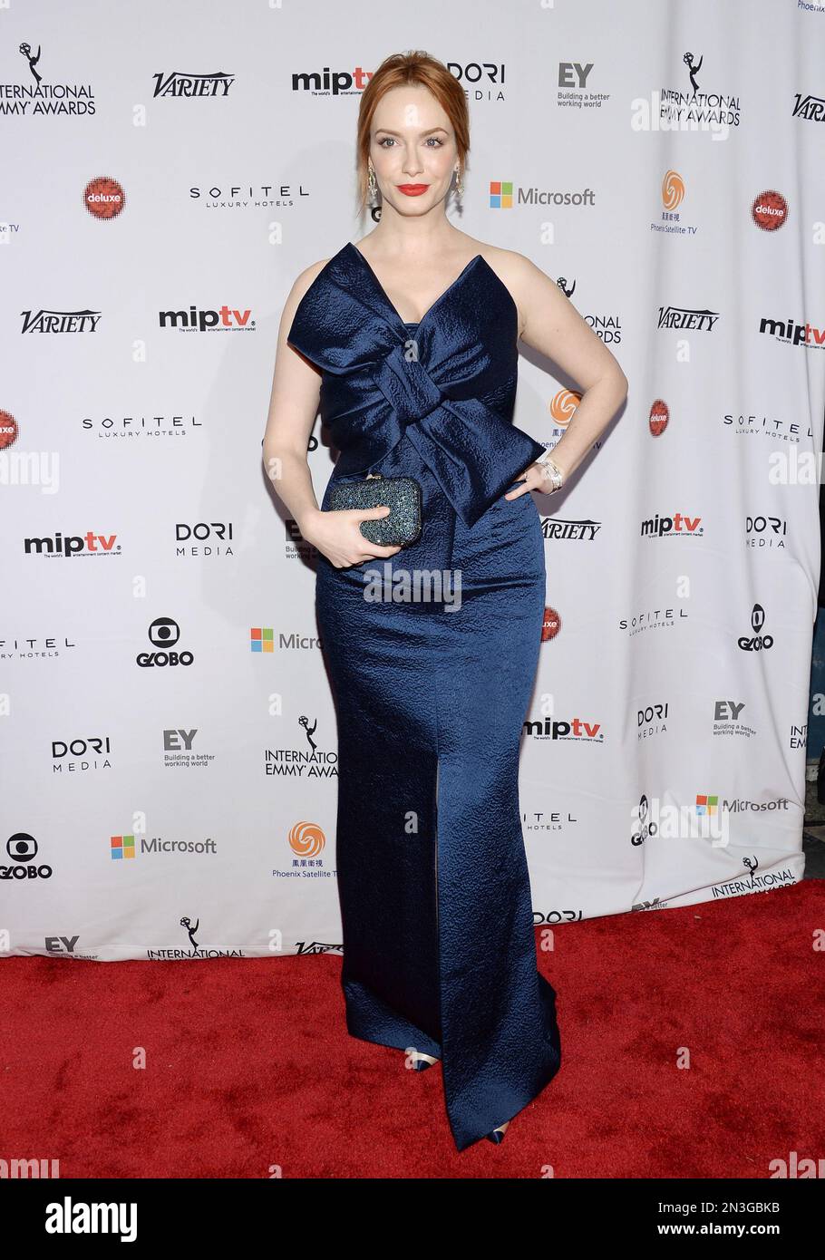Christina Hendricks attends the International Emmy Awards gala at the ...