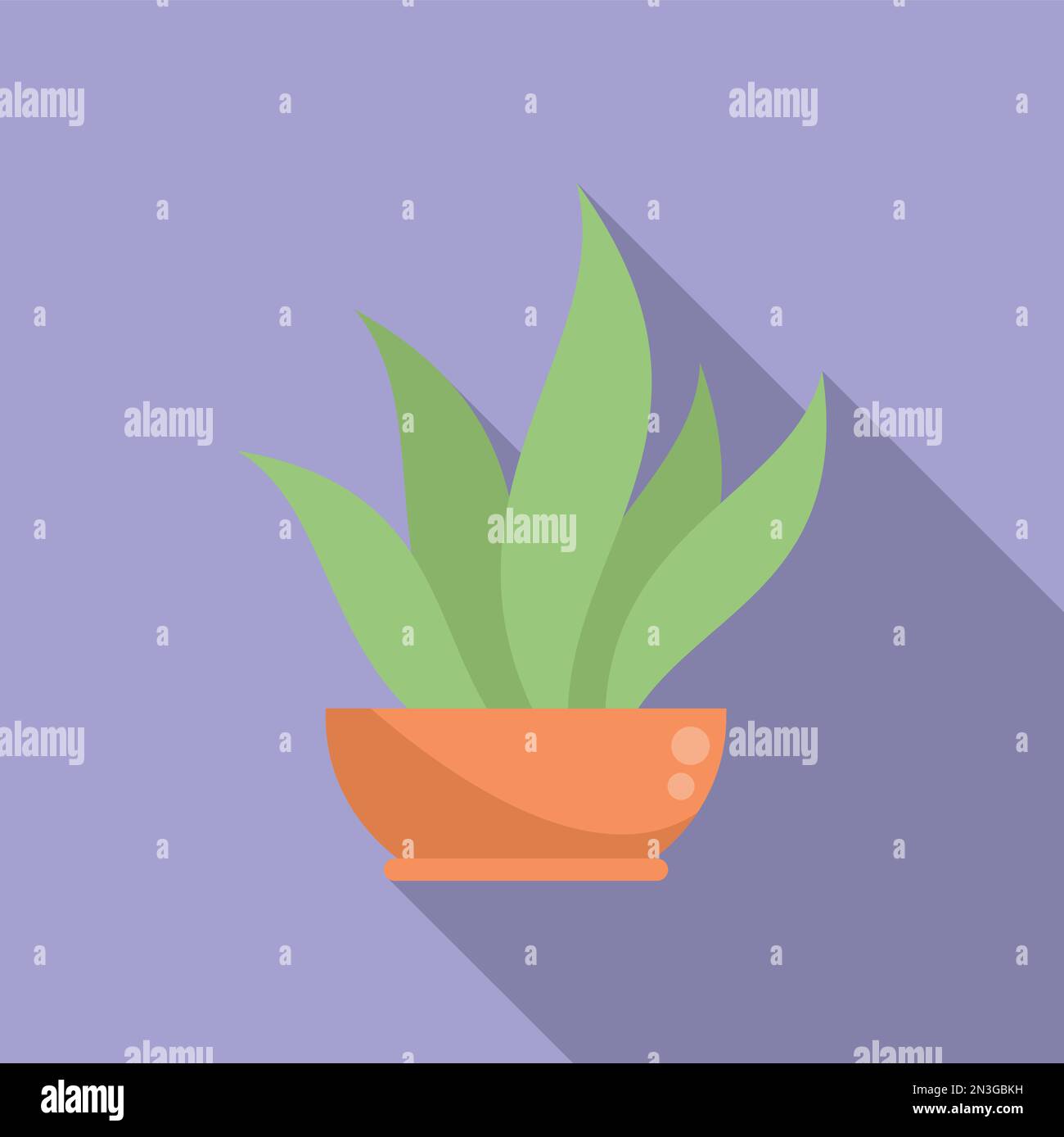 Indoor plant icon flat vector. Modern nature. Home pot Stock Vector ...